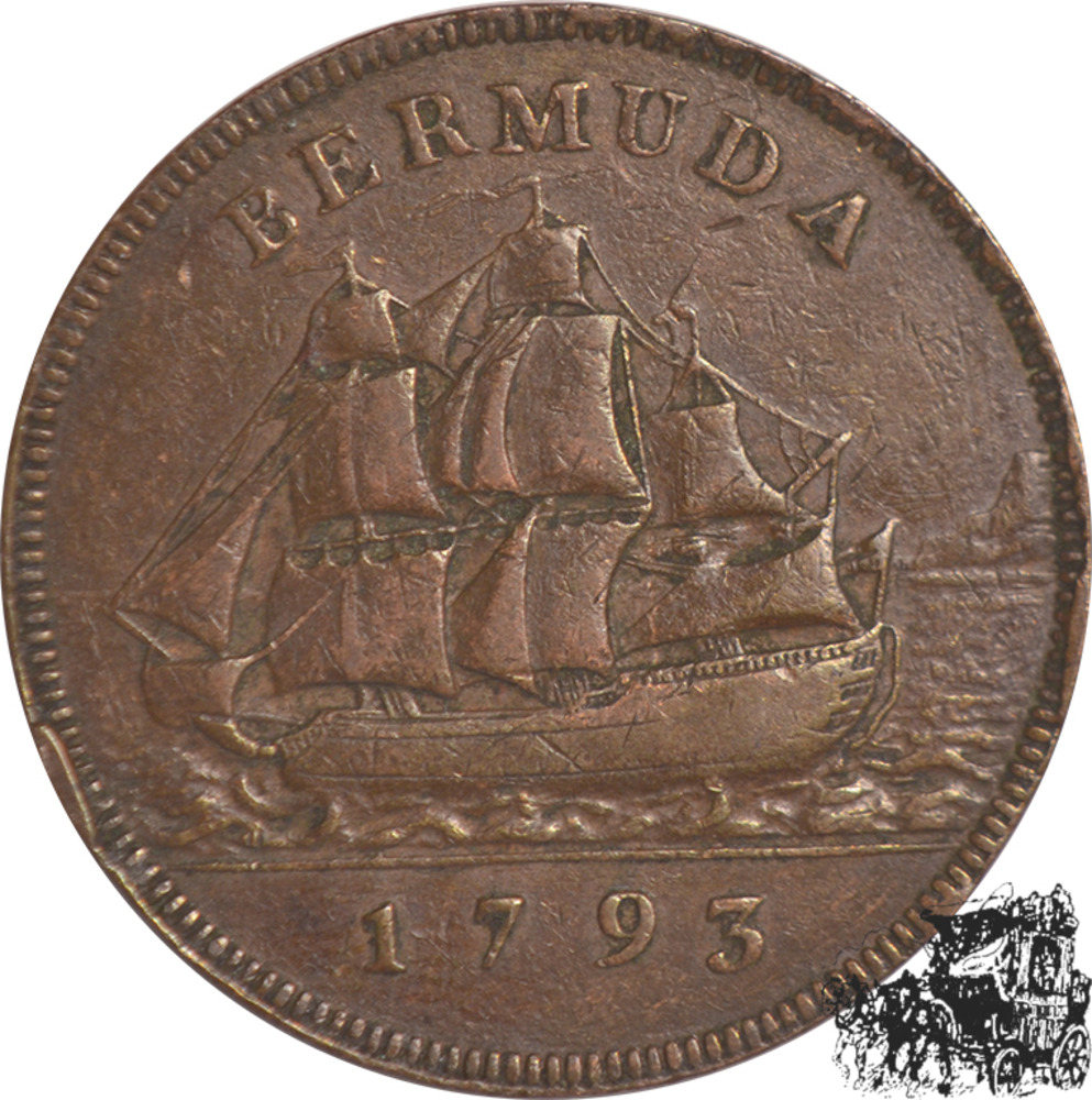 Briefmarken Strasser Webshop | Shop - 1 Penny 1793 - Bermuda